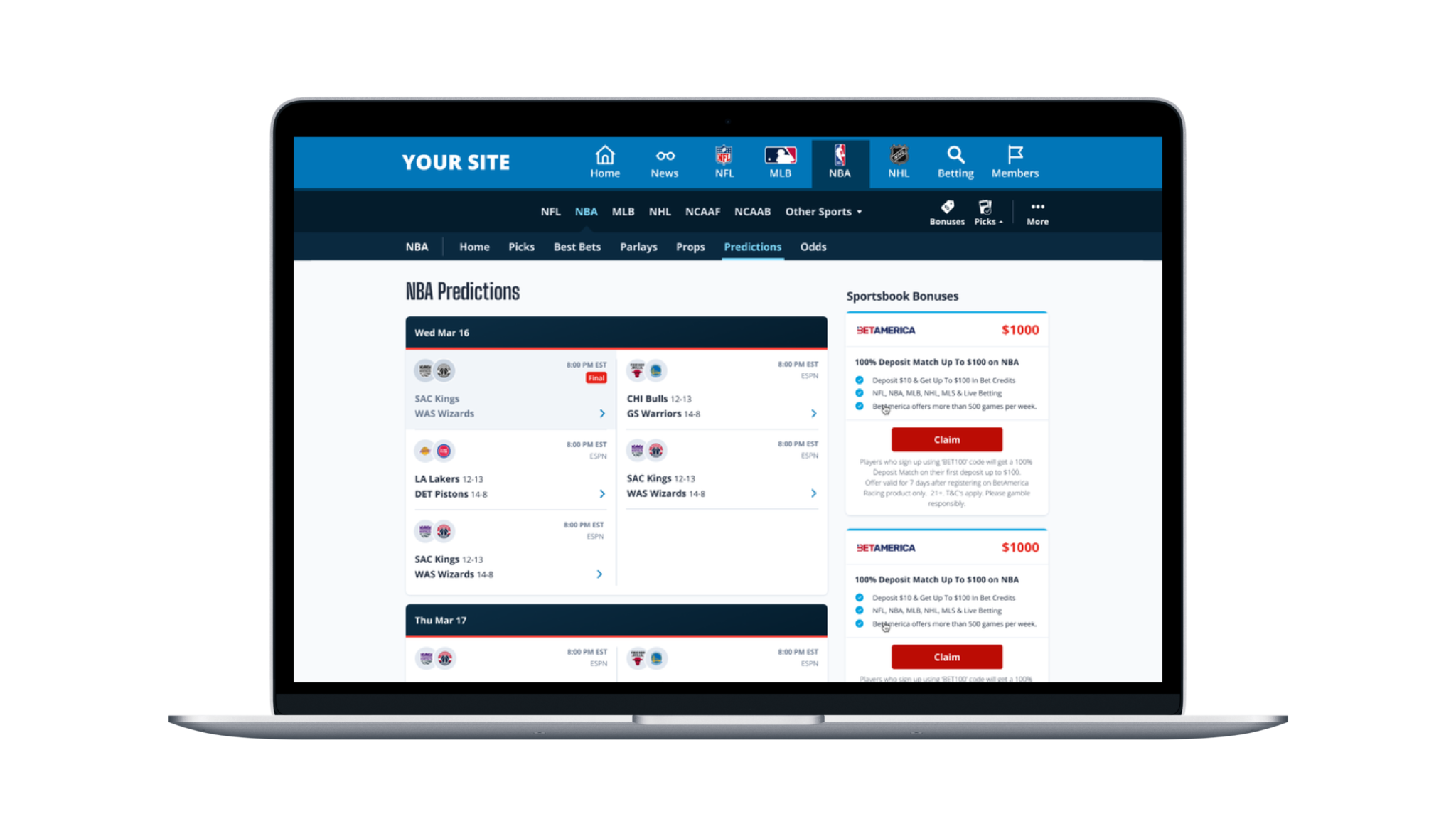 Managed Content and Tech Experiences | Spotlight Sports Group