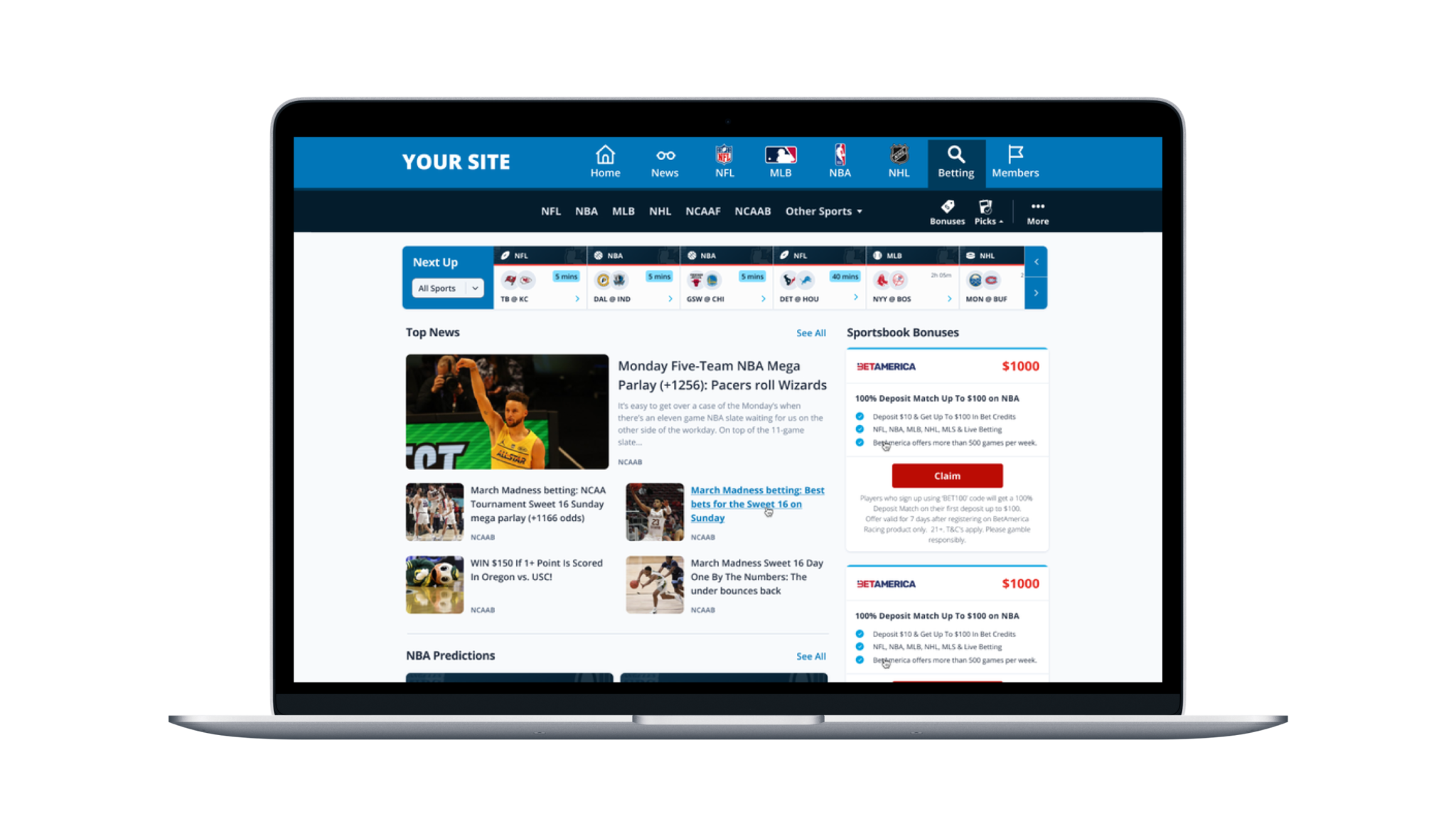 Managed Content and Tech Experiences | Spotlight Sports Group